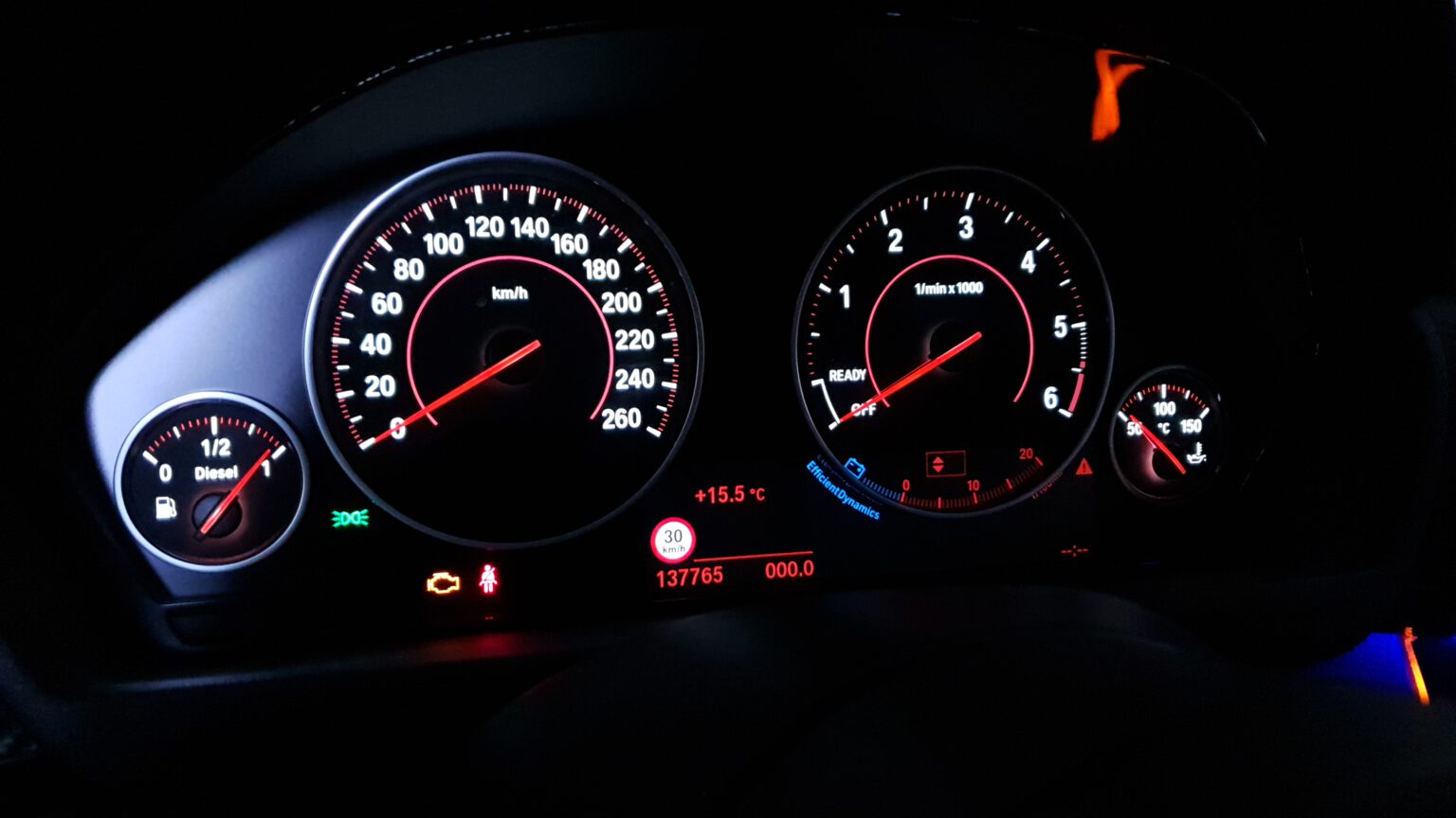 Tacho LED-Umbau für BMW 3er 4er F30 F31 F32 F33 F34 F36 - CarHex
