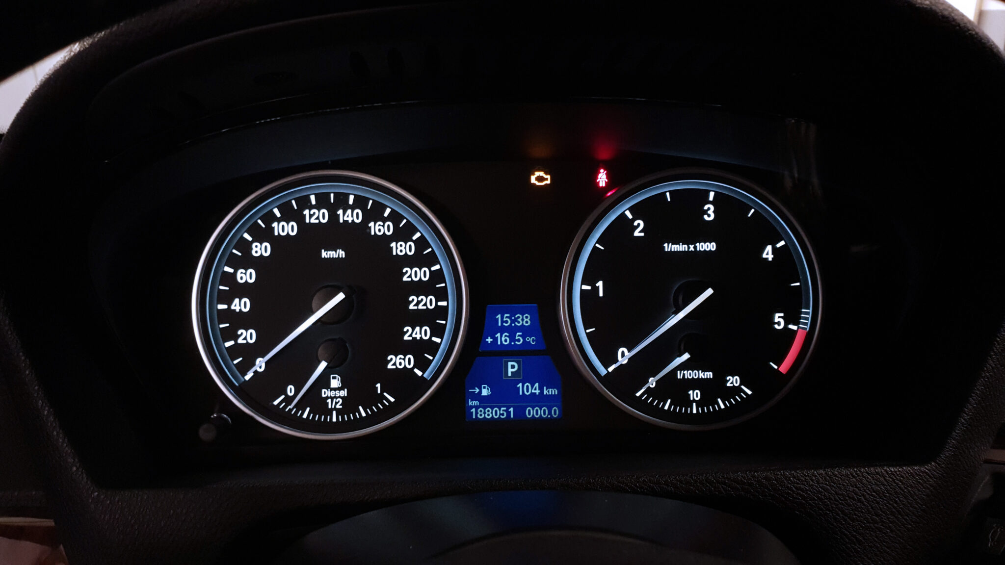 Tacho LED-Umbau für BMW 1er 3er E81 E82 E87 E89 E90 E91 E92 E93 - CarHex